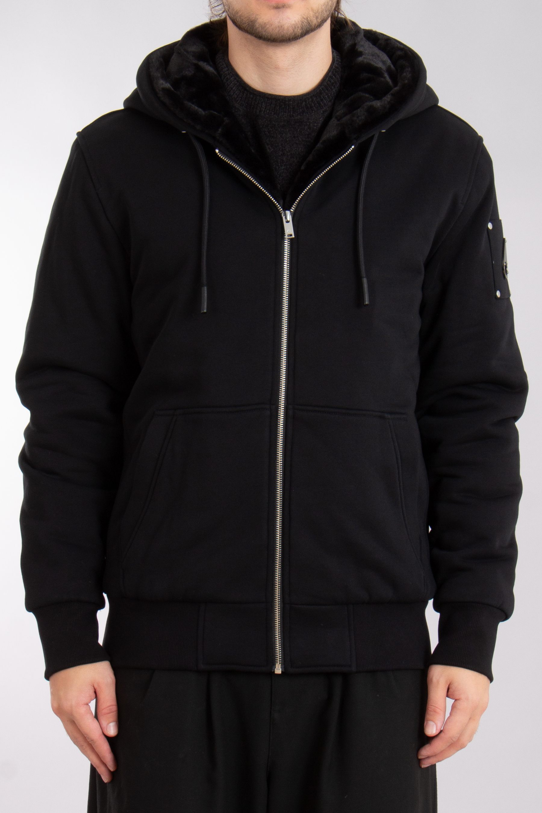 MOOSE KNUCKLES Padded Cotton Blend Zip Hoodie Classic Bunny M M32MS600292 M