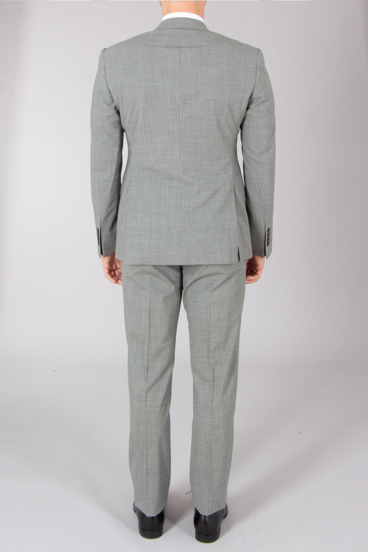 EMPORIO ARMANI Regular Fit Virgin Wool Stretch Suit M Line | 48 ...