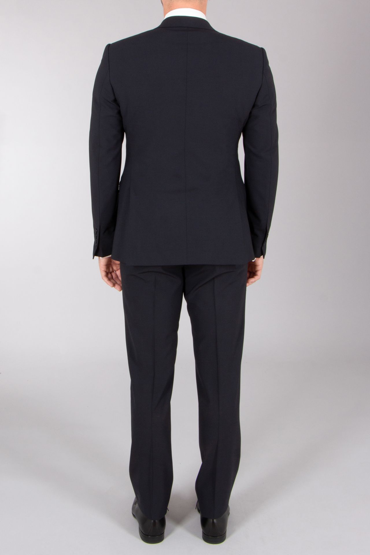 EMPORIO ARMANI Regular Fit Virgin Wool Stretch Suit M Line | 58 ...
