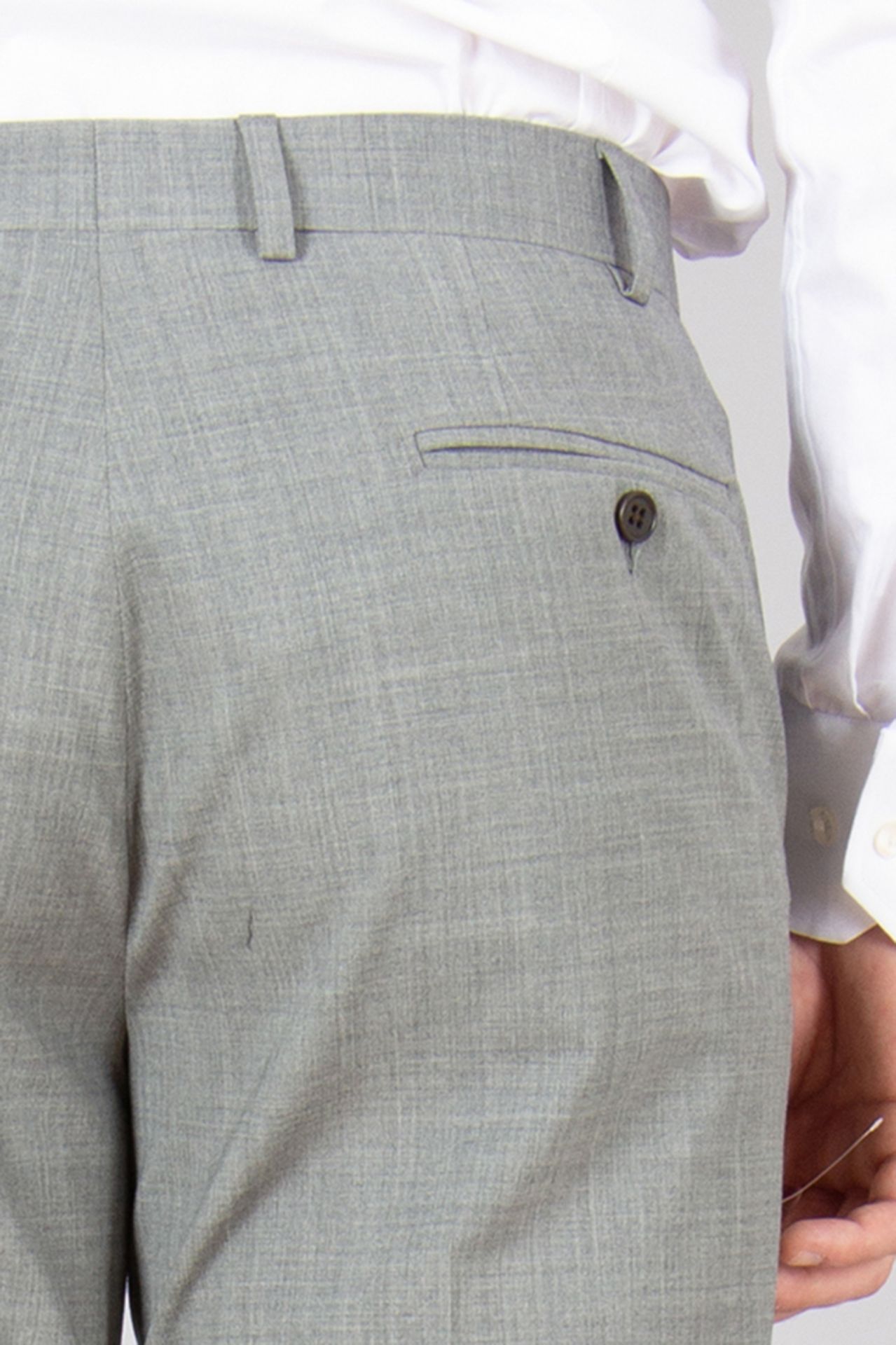 EMPORIO ARMANI Regular Fit Virgin Wool Stretch Suit M Line | 48 ...