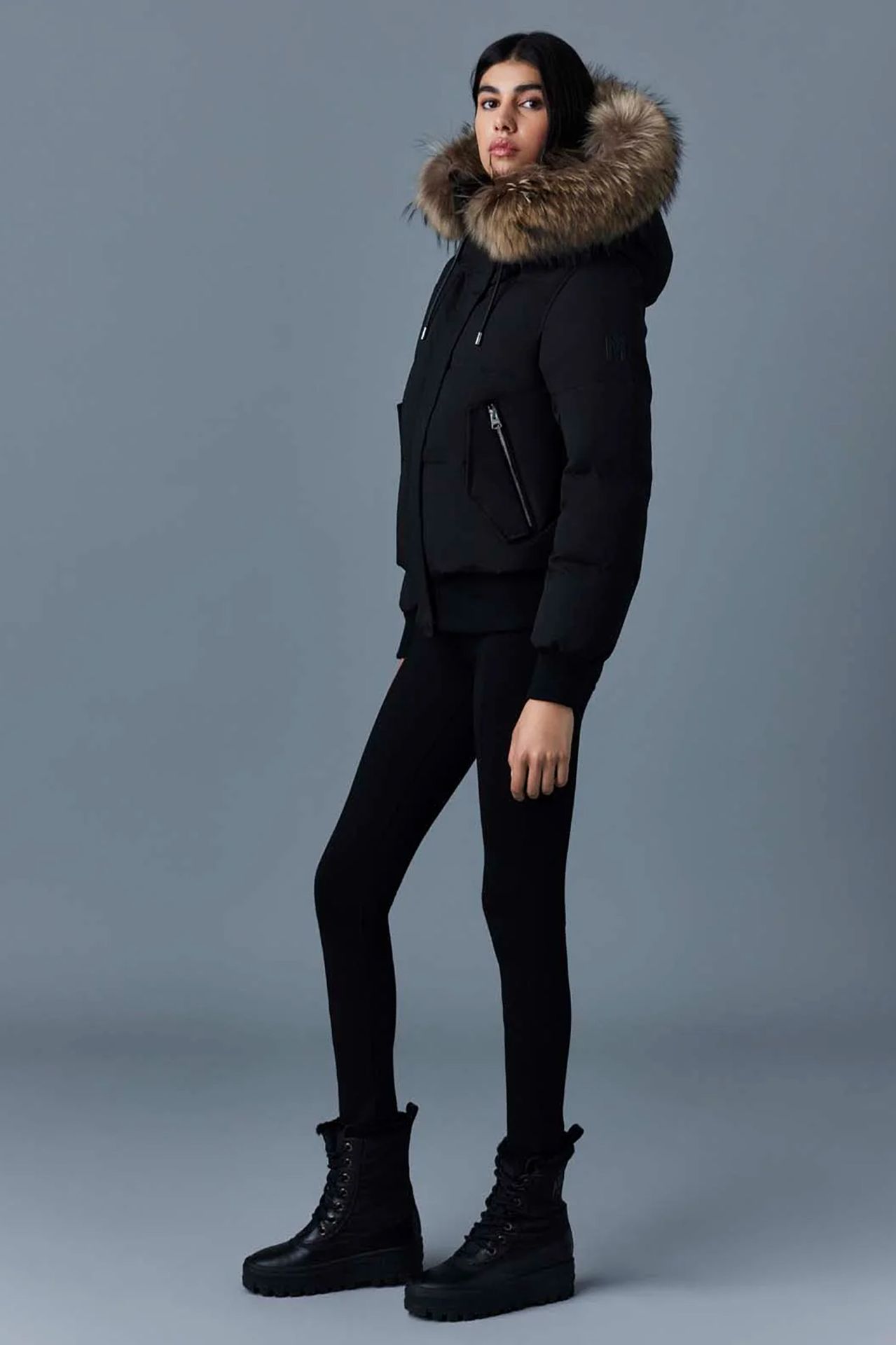 MACKAGE Relaxed Fit 2-in-1 Raccoon Fur Trim Nordic Tech Shell Down ...