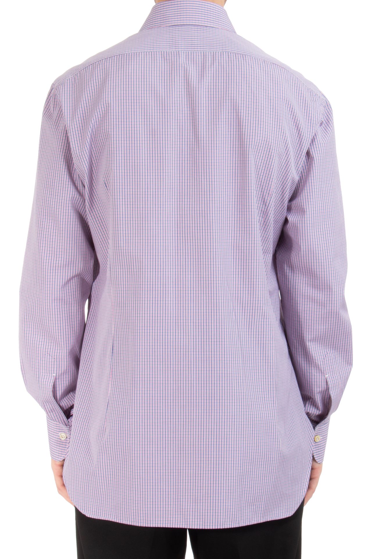 KITON Regular Fit Checked Cotton Shirt | UCCH0865609