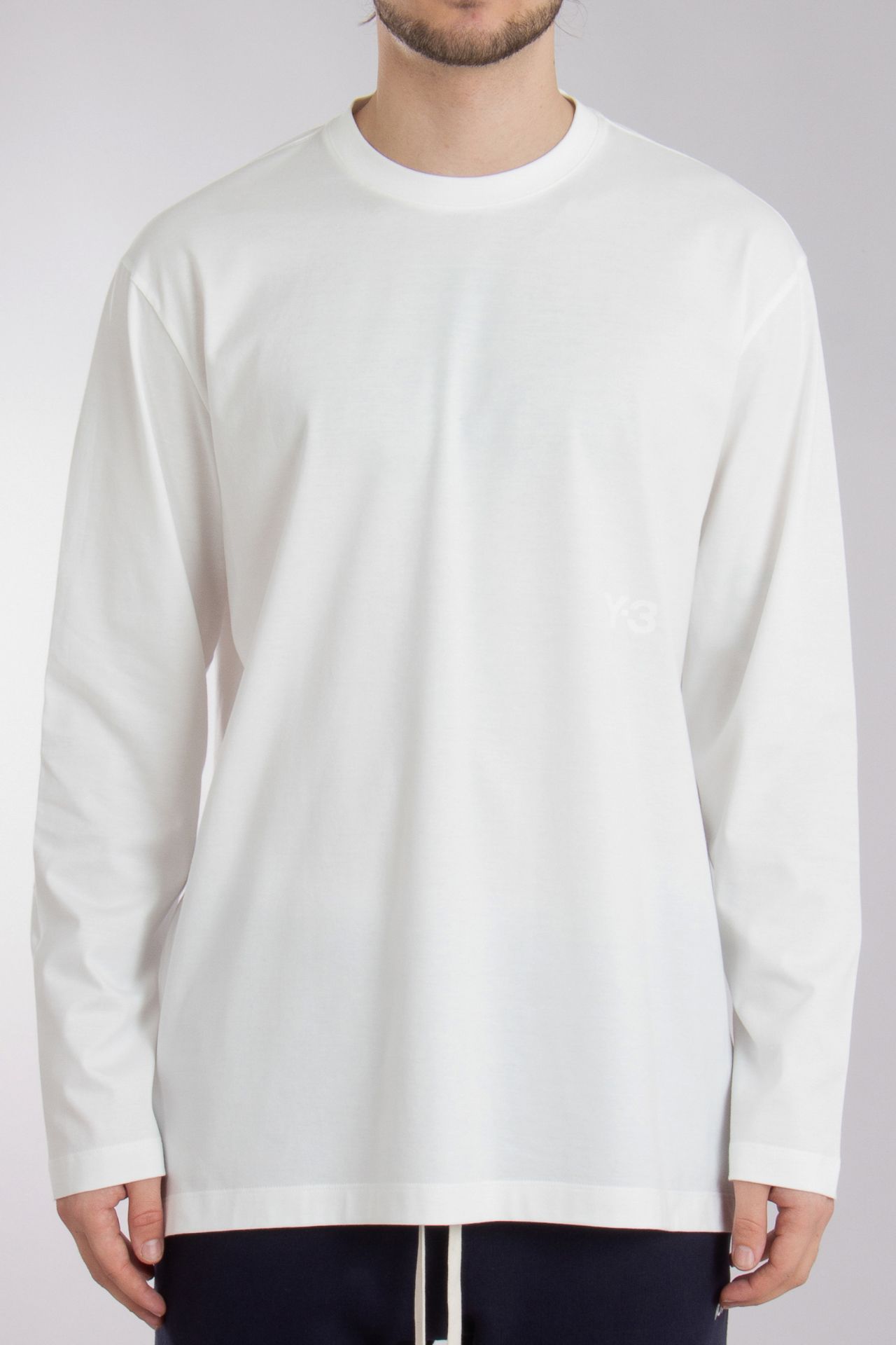 Y-3 Loose Fit Cotton Jersey Long-Sleeve T-Shirt | XXL | JD9832//XXL