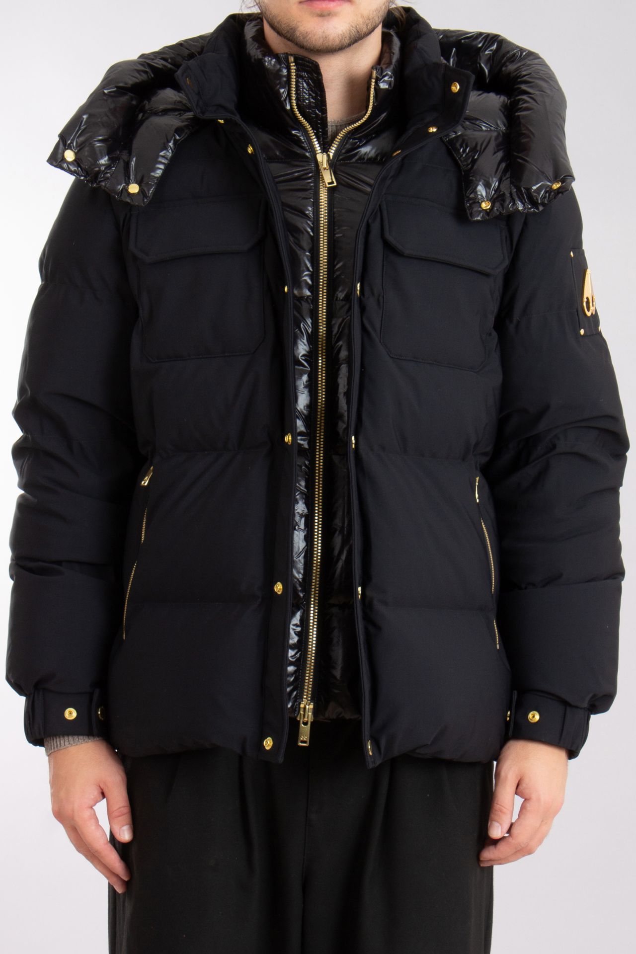 MOOSE KNUCKLES Gold Collection Nyluxe Down Jacket Suthep | M34MJ199G292